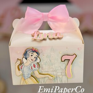 Princess Favor Boxes With Ribbon - Etsy