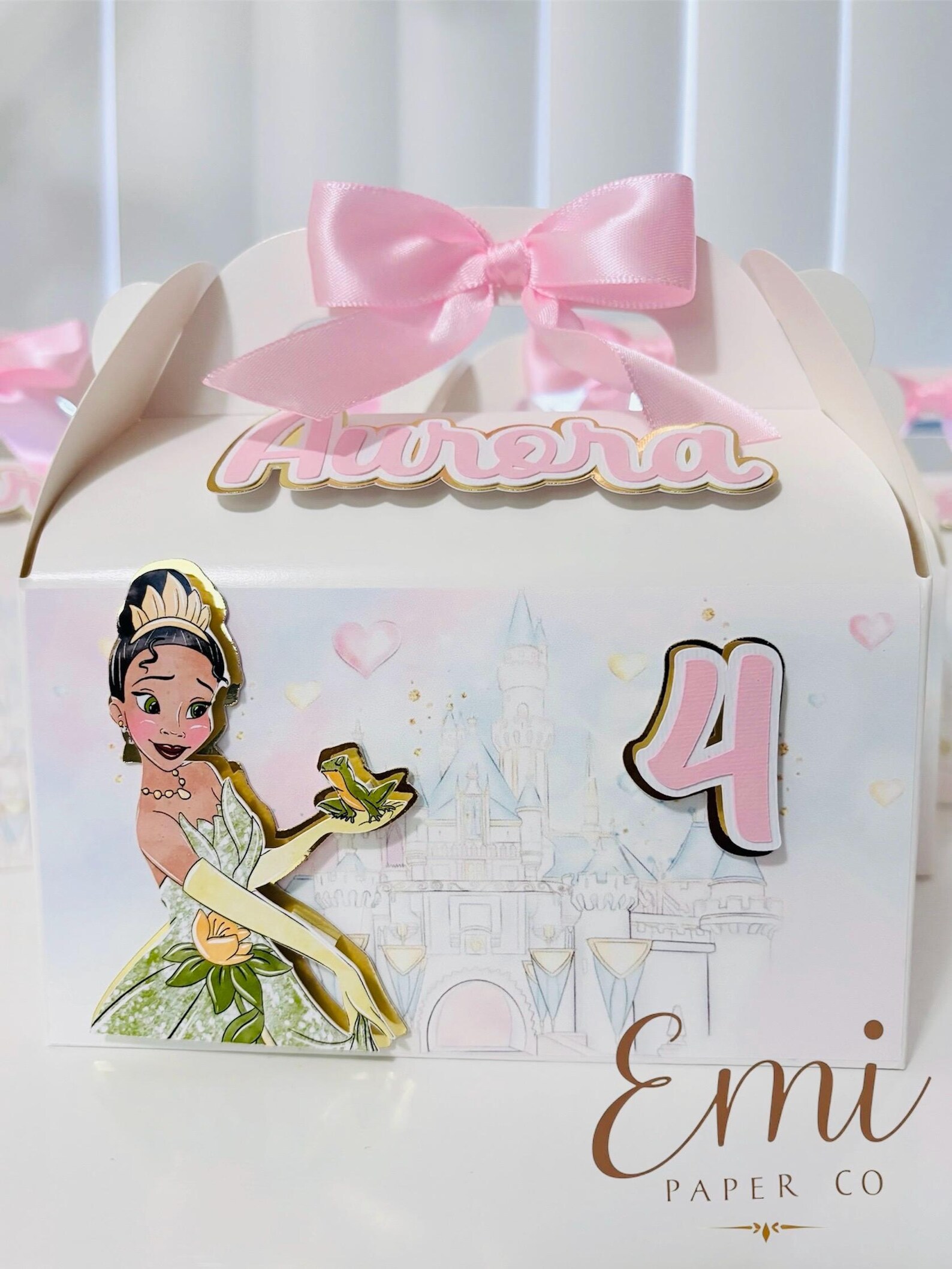 Princess Favor Boxes With Ribbon - Etsy