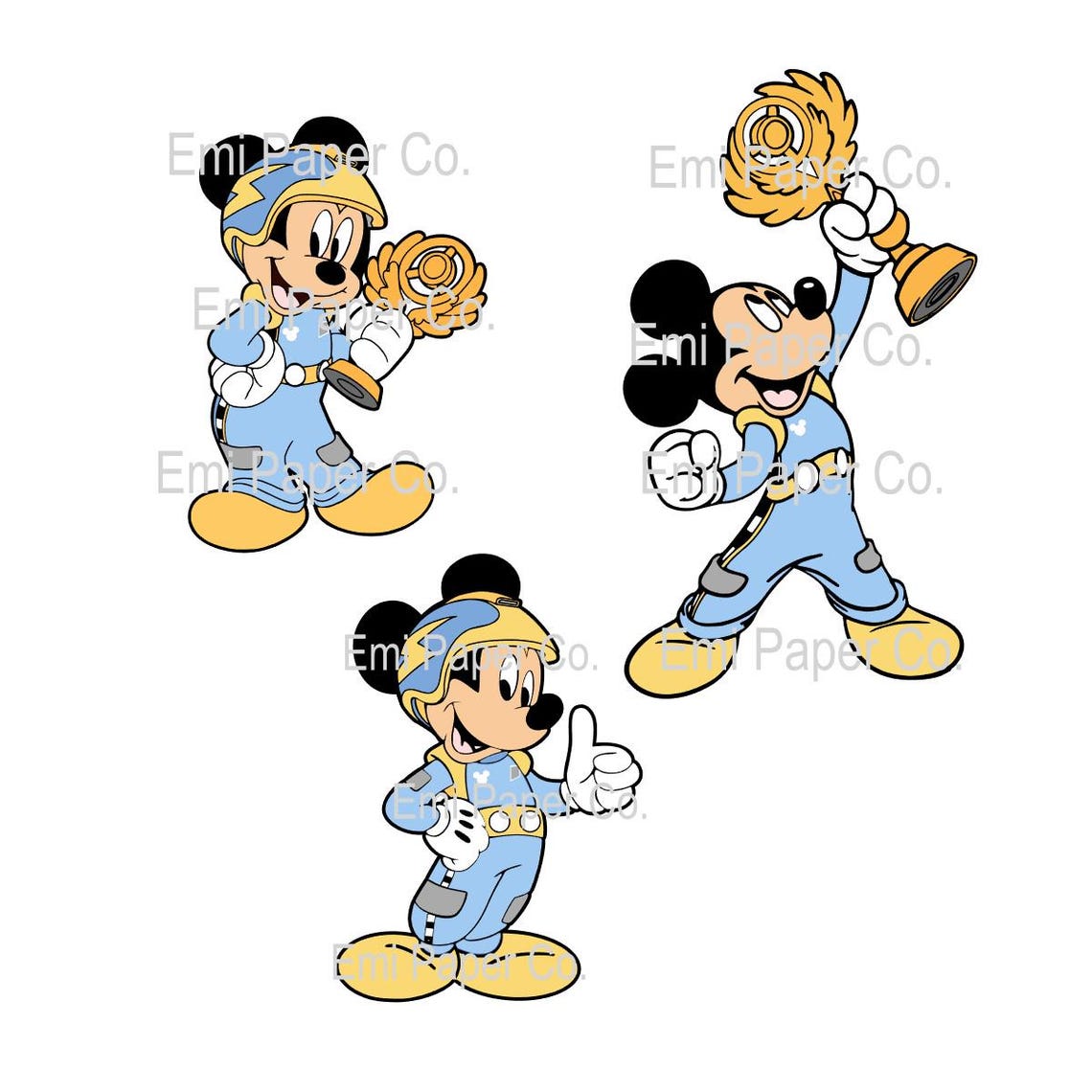 Vintage Blue Mickey Roadster Racer Image: PNG Instant Download - Etsy