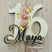 Sweet 16 Cake Topper: Glitter Cardstock, Metallic Layers - Etsy