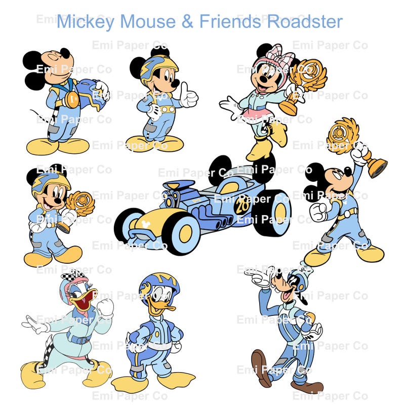 Vintage Mickey Blue - Etsy