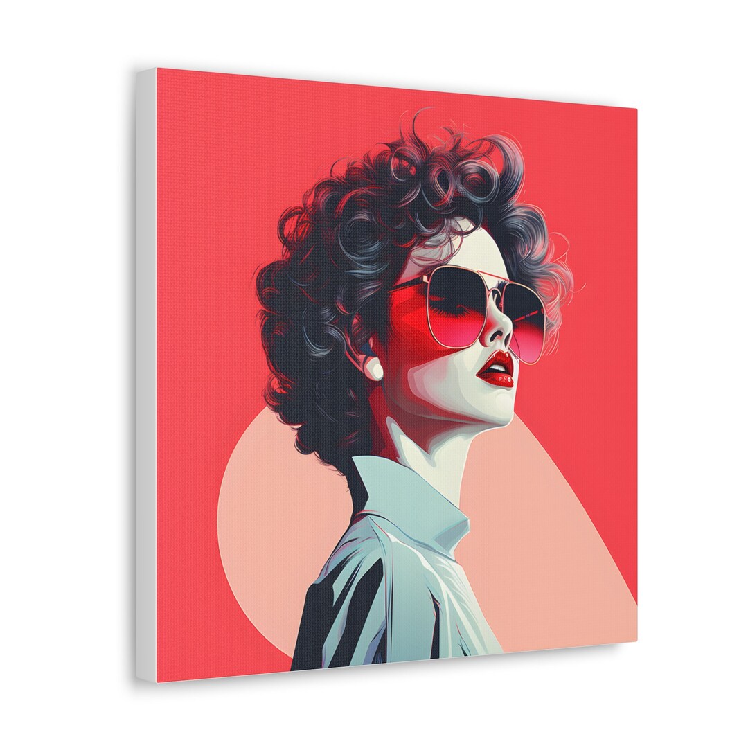 Canvas of 90s Babes, Women, Unframed,poster,square,1:1,vintage ...