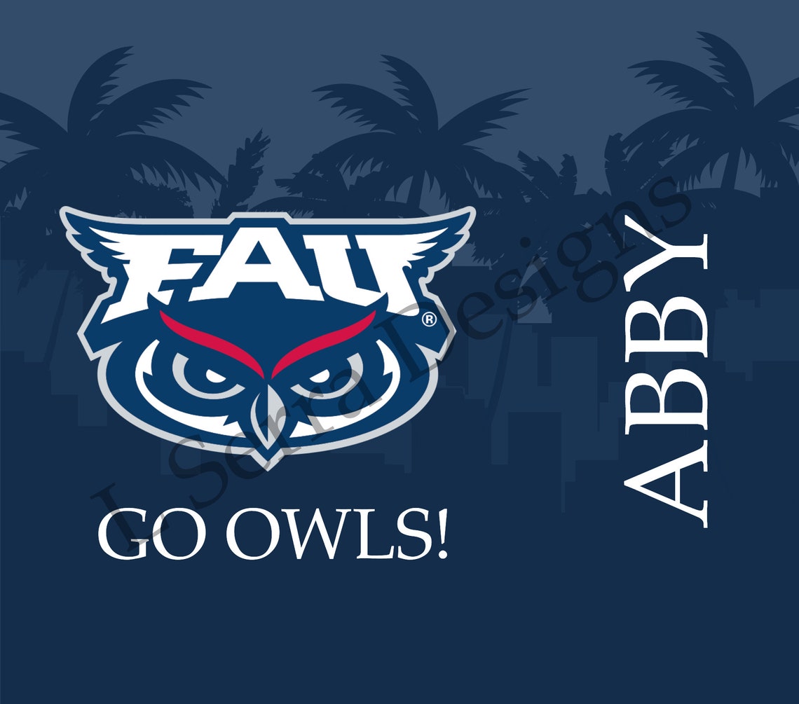 FAU Tumbler Wrap Design - Etsy