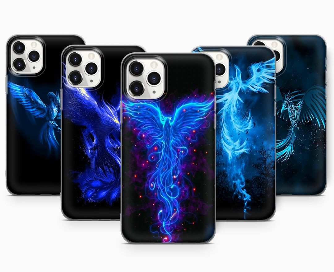 Blue Phoenix Phone Case for iPhone 15promax 14pro 13 Pro 12 11 X XS ...