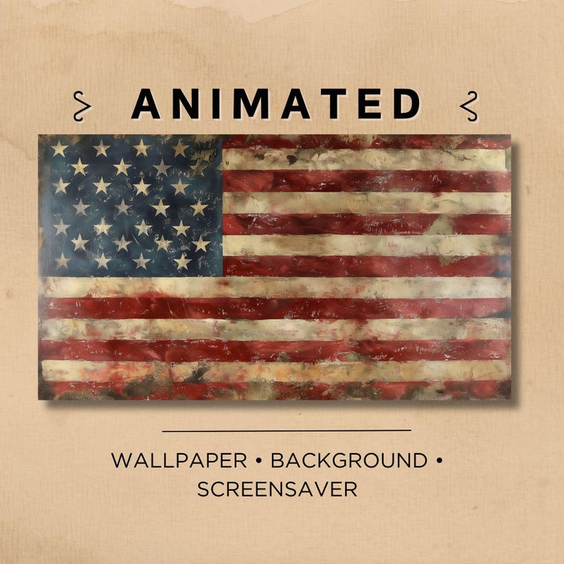 LIVE ANIMATED Frame Art Background Screensaver Wallpaper | American ...