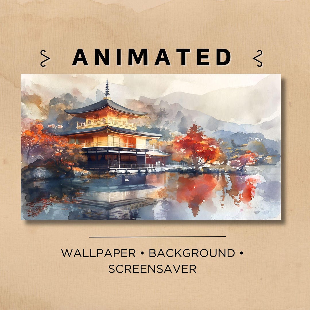 Animated Kyoto Japanese Art | Video, Screensaver, Background, Wallpaper ...