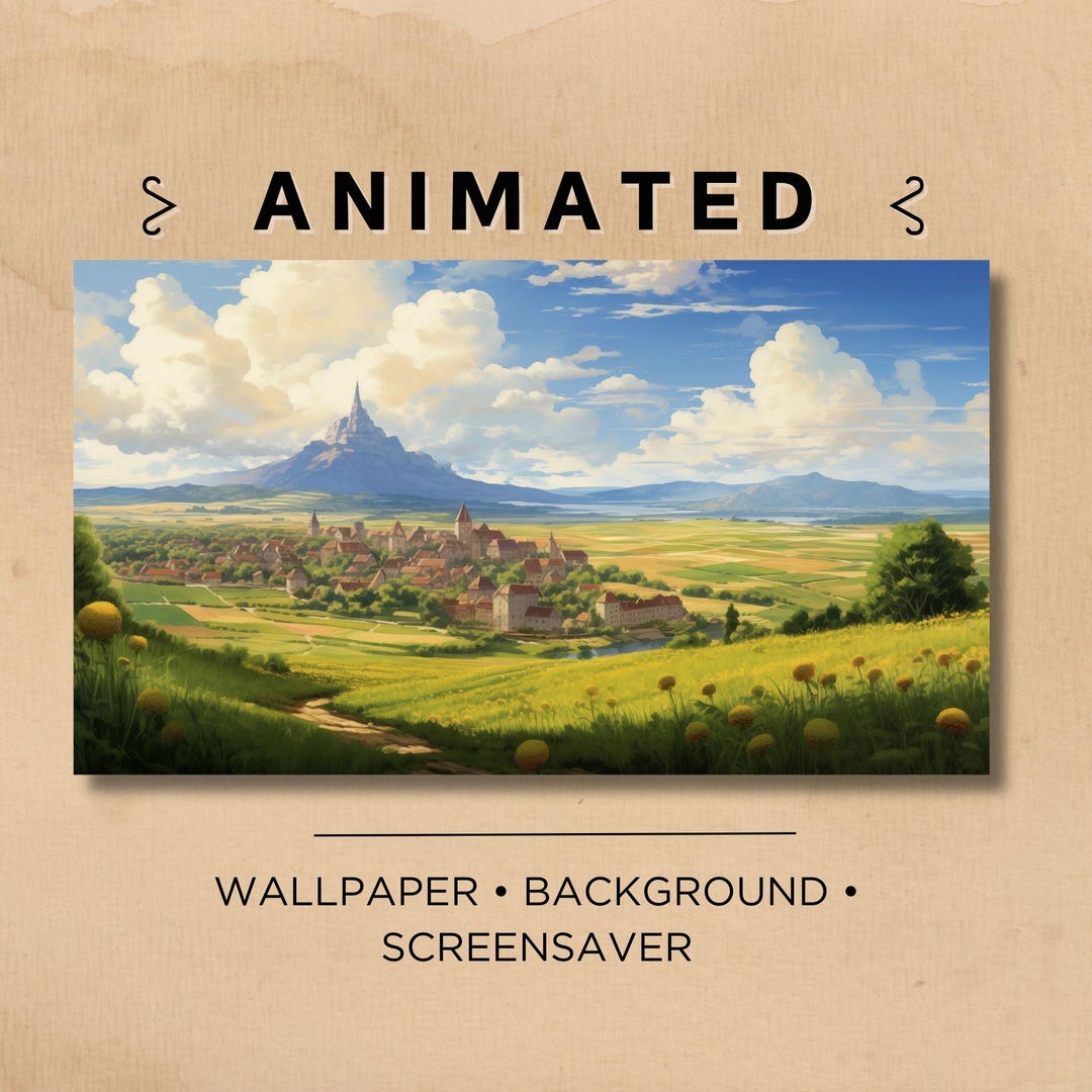 LIVE ANIMATED Frame Art Background Screensaver Wallpaper | Medieval ...