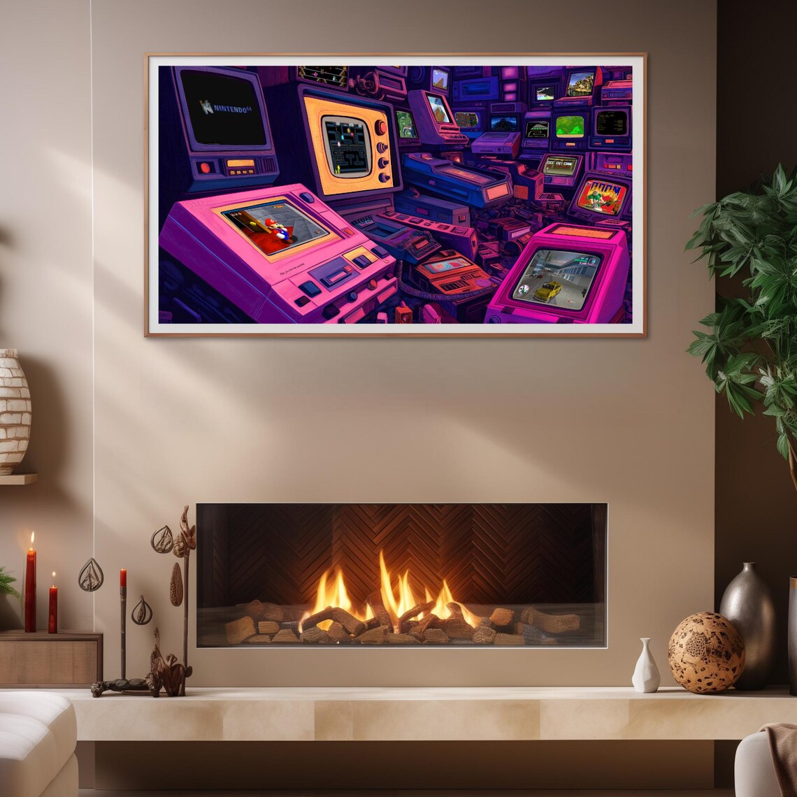 SEAMLESS ANIMATED Background Screensaver Wallpaper | Retro Consoles ...