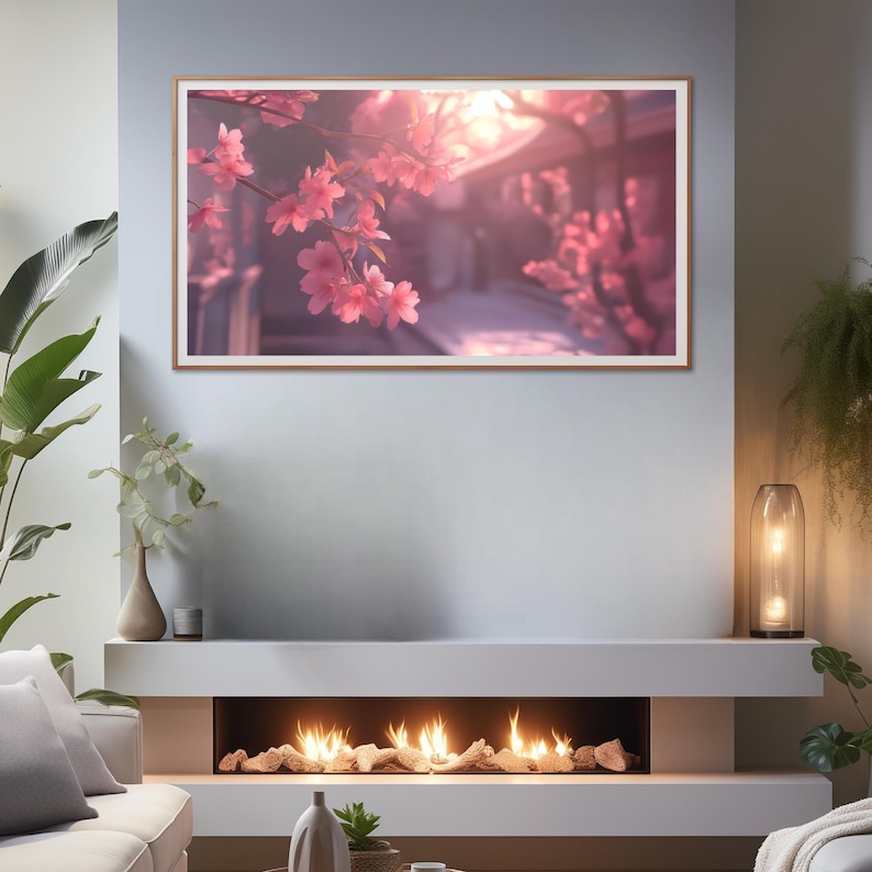 SEAMLESS ANIMATED Background Screensaver Wallpaper | Cherry Blossom ...