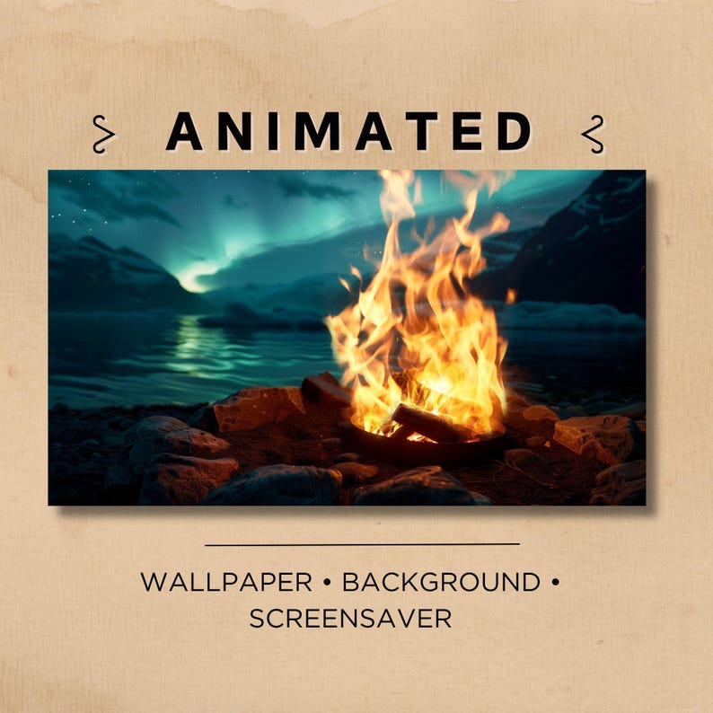 LIVE ANIMATED Frame Art Background Screensaver Wallpaper | Northern ...