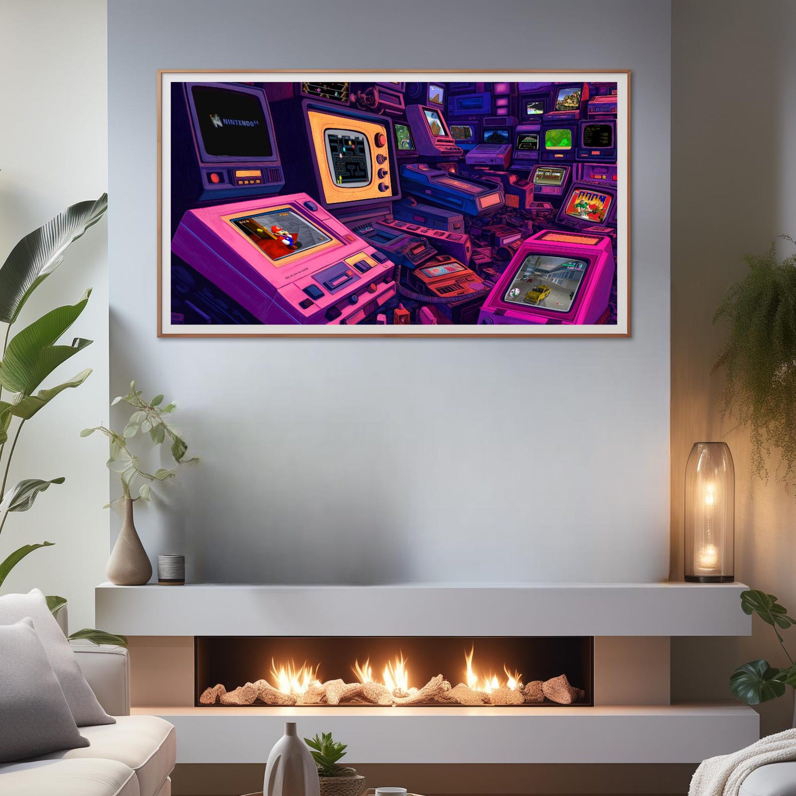 SEAMLESS ANIMATED Background Screensaver Wallpaper | Retro Consoles ...