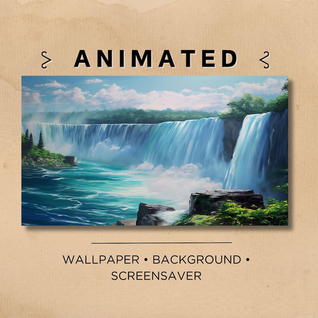 LIVE ANIMATED Frame Art Background Screensaver Wallpaper | Niagara ...