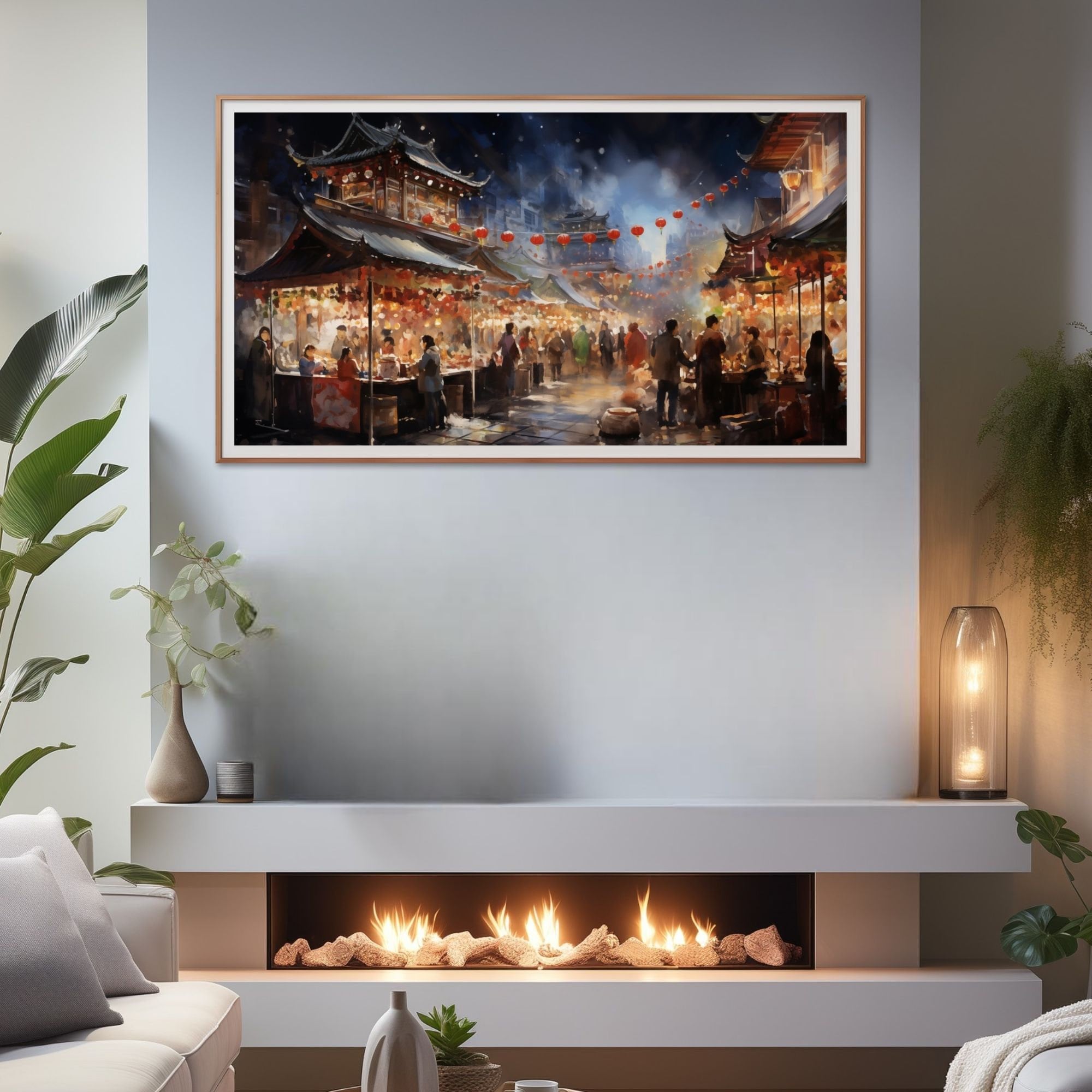 LIVE ANIMATED Frame Art Background Screensaver Wallpaper Chinese Lunar ...