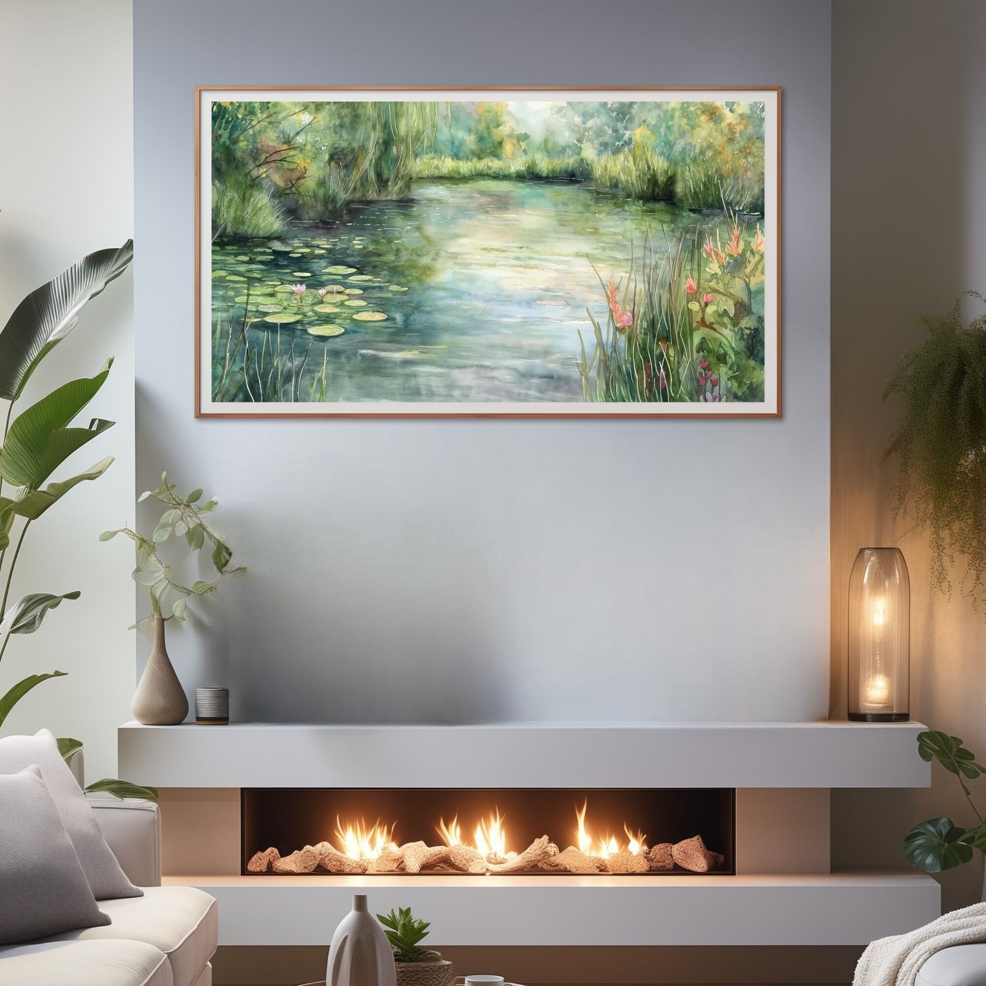 LIVE ANIMATED Frame Art Background Screensaver Wallpaper Watercolor ...