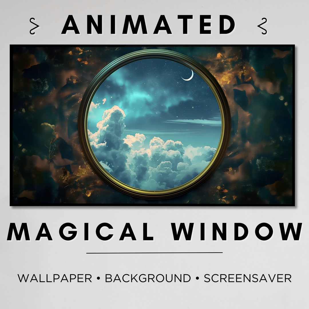 LIVE ANIMATED Frame Art Background Screensaver Wallpaper Magical Window ...