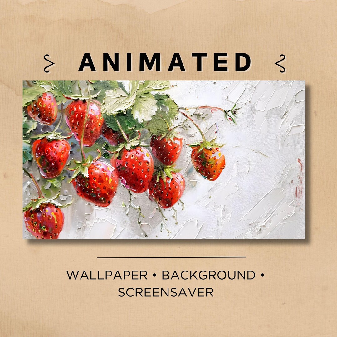 SEAMLESS ANIMATED Background Screensaver Wallpaper | Lemon Oil Painting ...
