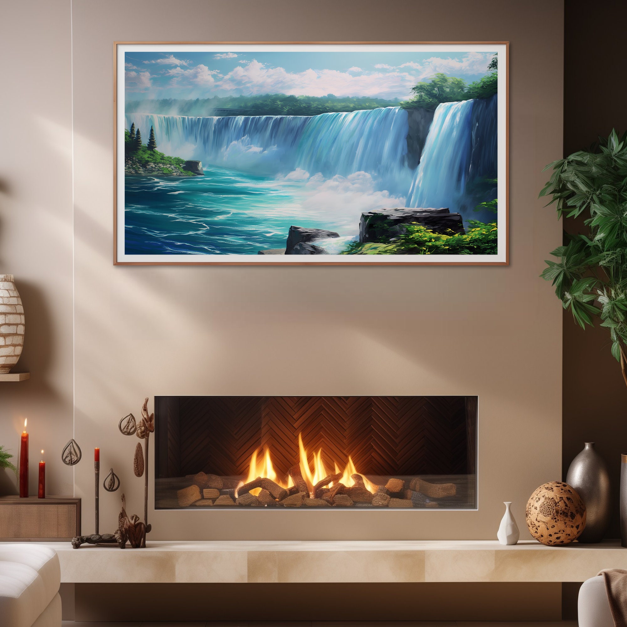 LIVE ANIMATED Frame Art Background Screensaver Wallpaper | Niagara ...