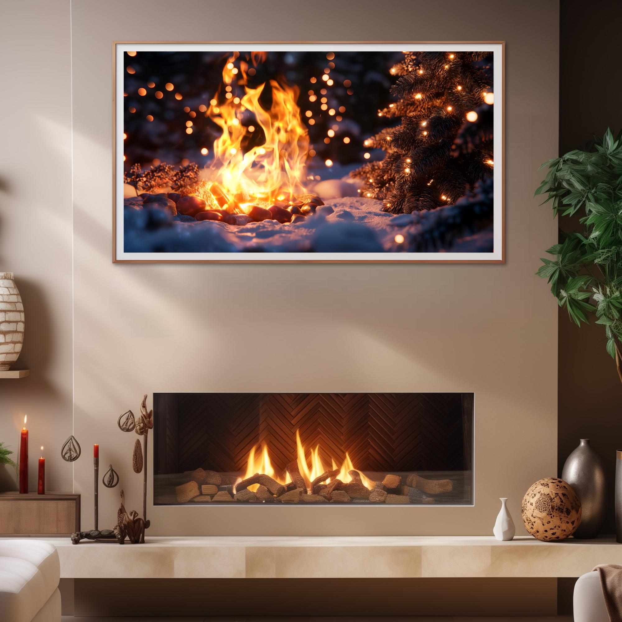 LIVE ANIMATED Frame Art Background Screensaver Wallpaper | Christmas ...