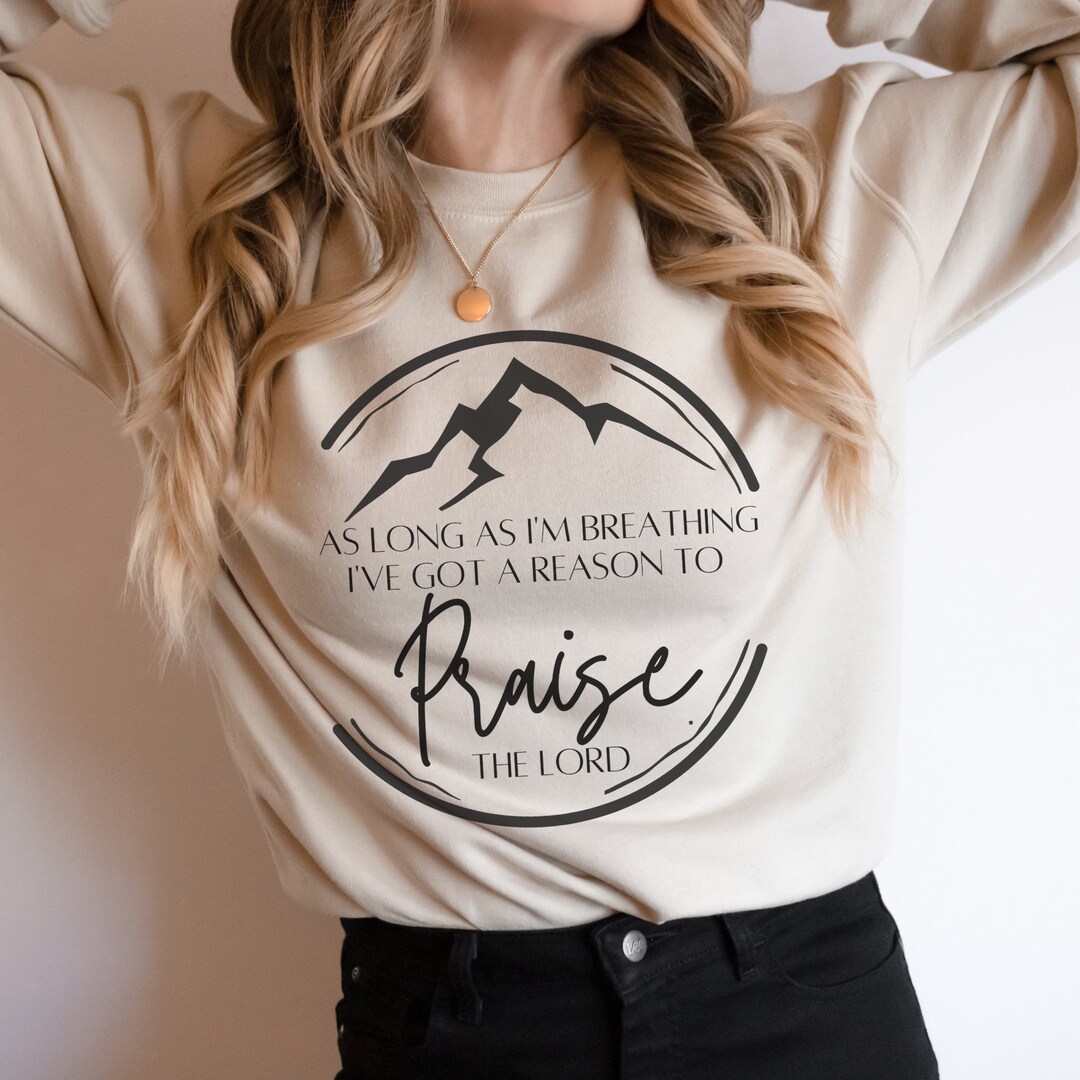Praise the Lord Crewneck Sweatshirt | Christian Worship Sweatshirt - Etsy