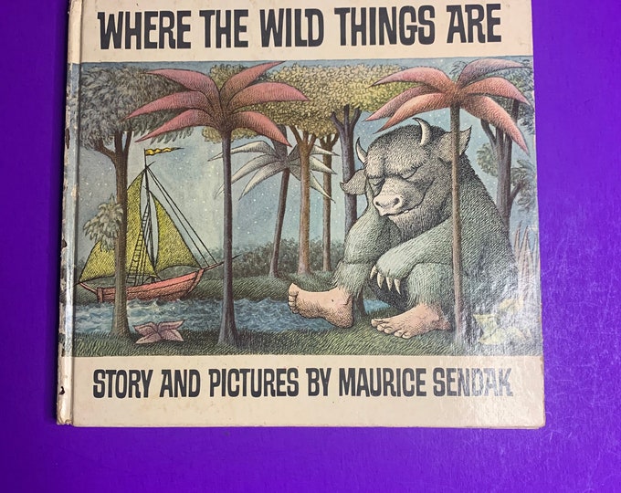 1963 Book Club Edition Maurice Sendak where the Wild Things Are Hardcover Book - Etsy