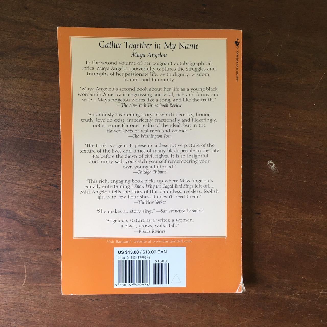 Maya Angelou “gather Together in My Name” - Etsy