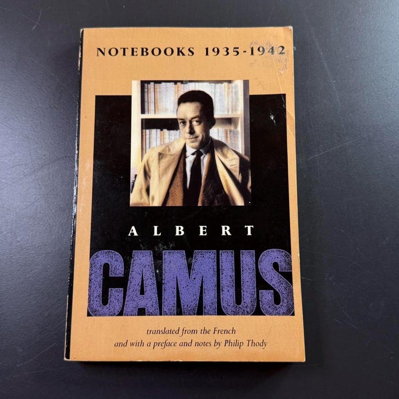 Albert Camus Notebooks 1935-1942 - Etsy