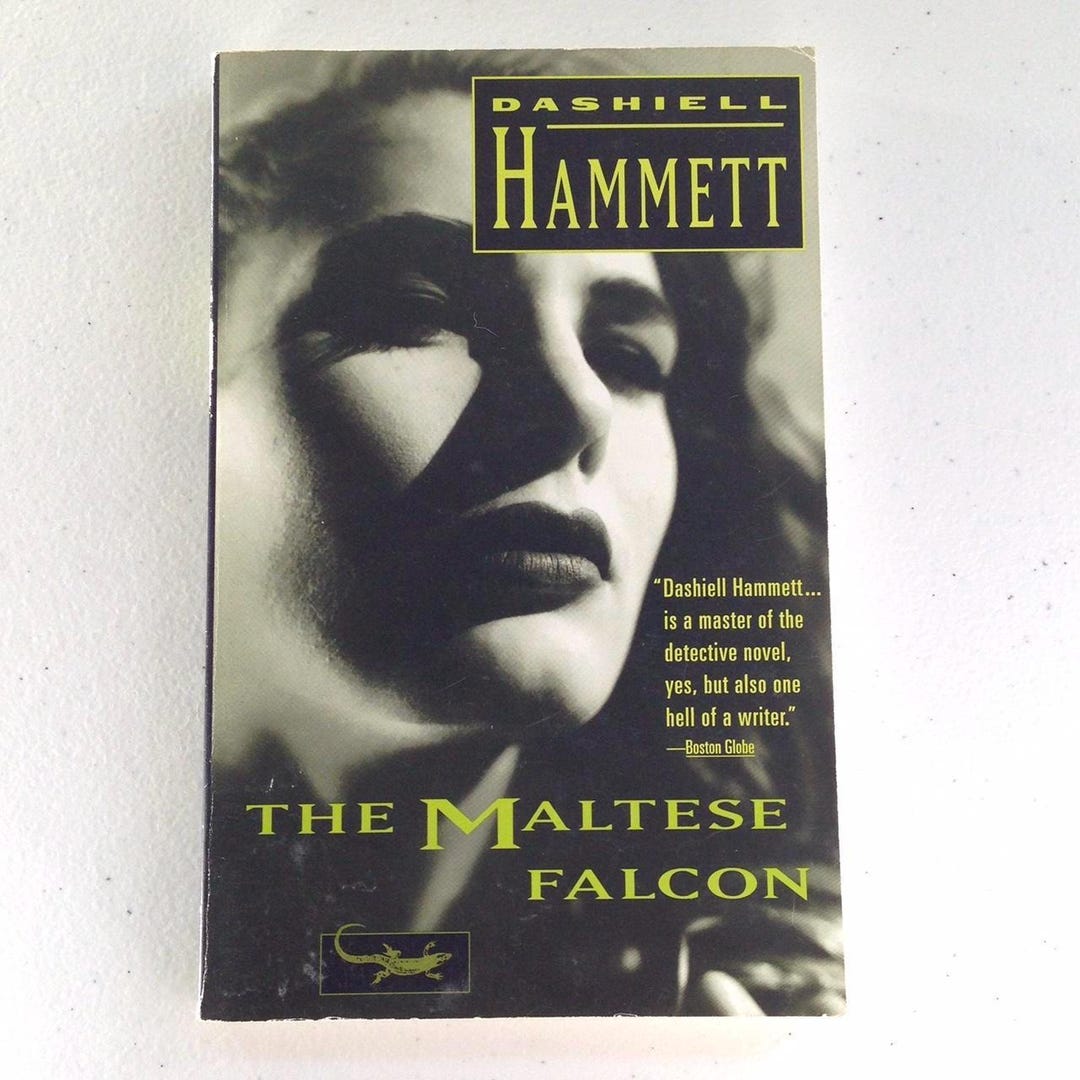 The Maltese Falcon” by Dashiell Hammett Paperback in Good Condition. - Etsy