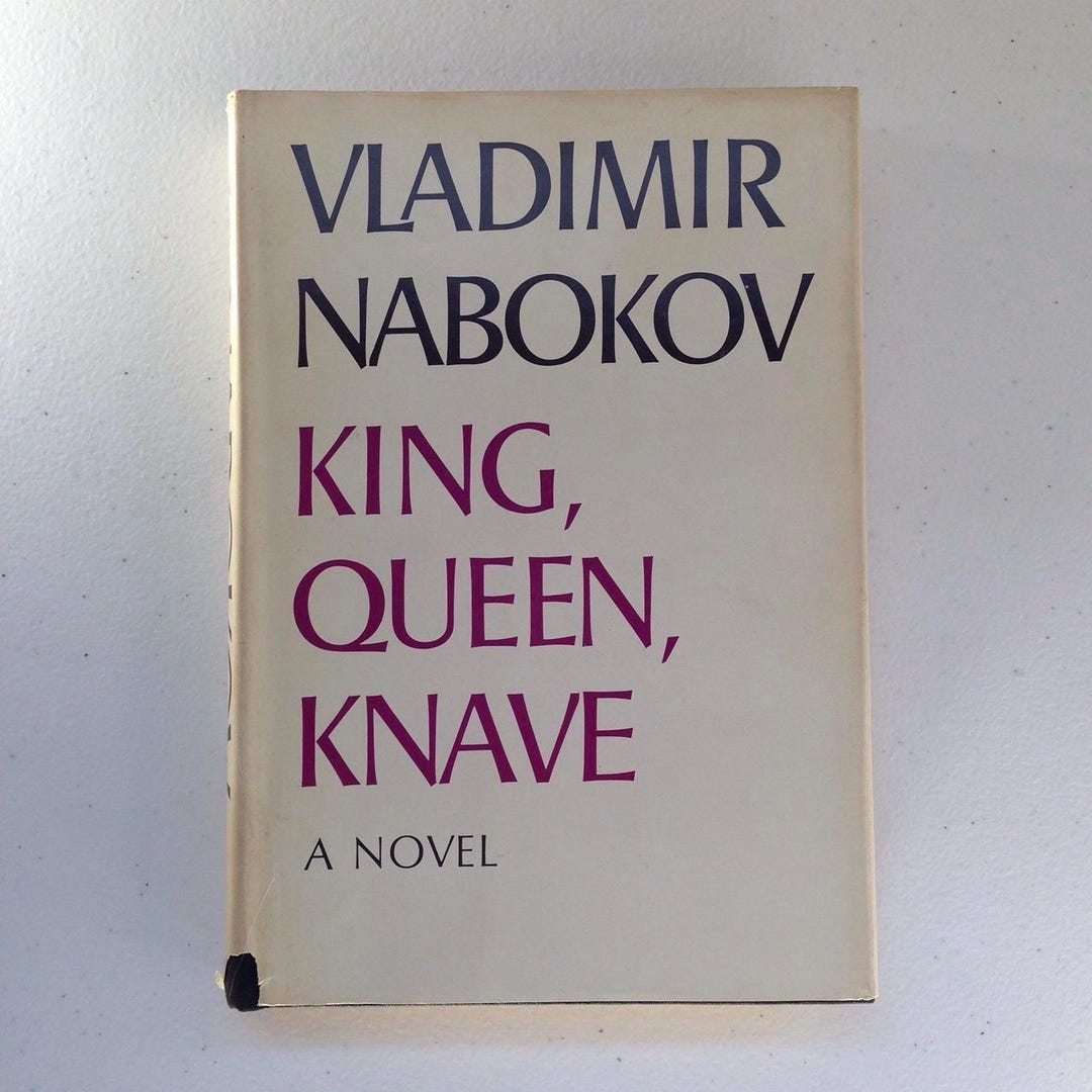 Vladimir Nabokov “king, Queen, Knave”. Hardcover With Dust Jacket in ...