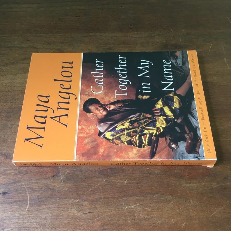 Maya Angelou “gather Together in My Name” - Etsy