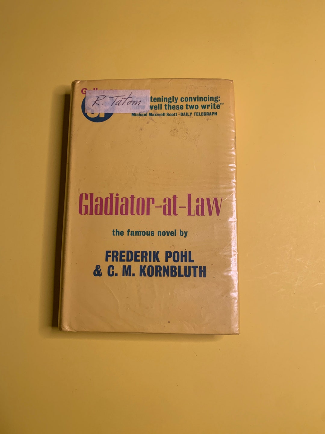 Frederik Pohl and C.M. Kornbluth gladiator-at-law - Etsy