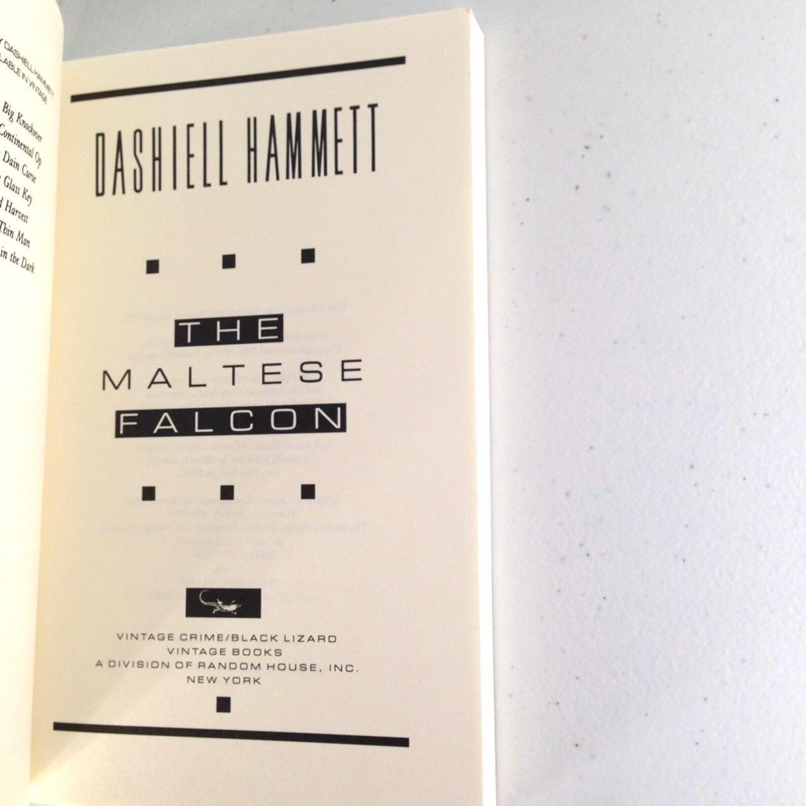 The Maltese Falcon” by Dashiell Hammett Paperback in Good Condition. - Etsy