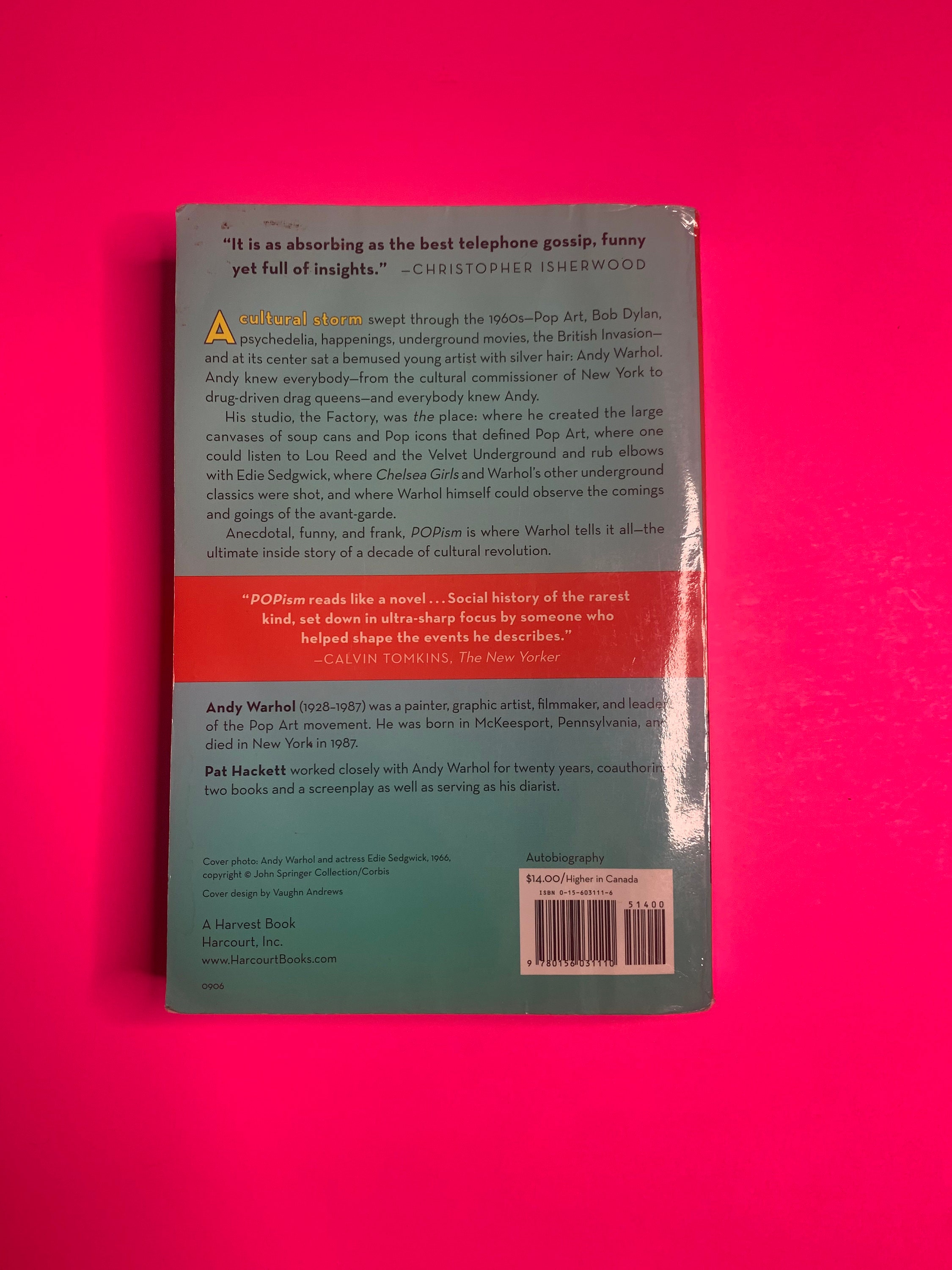 Popism: the Warhol Sixties by Andy Warhol and Pat Hackett - Etsy
