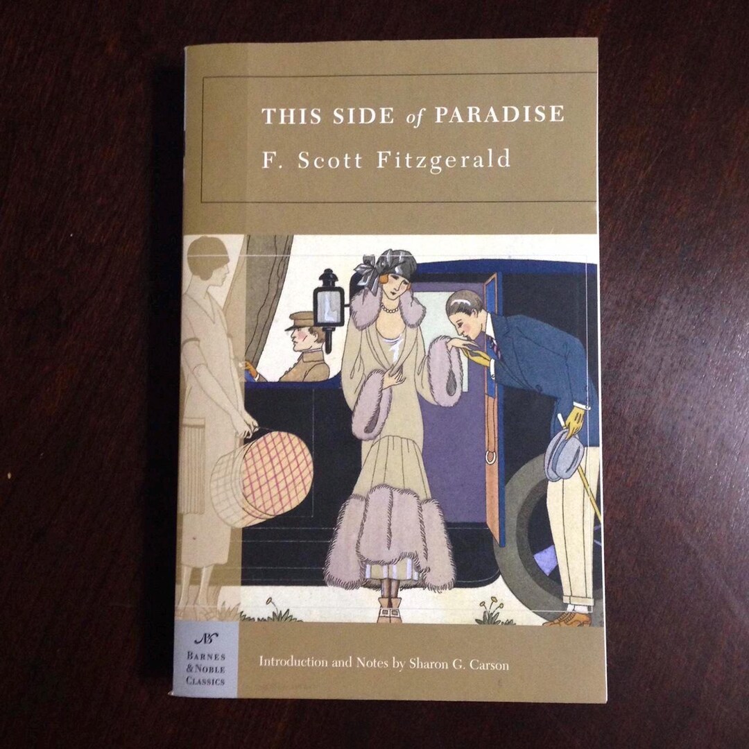 F. Scott Fitzgerald “this Side of Paradise” Used Paperback in Good ...