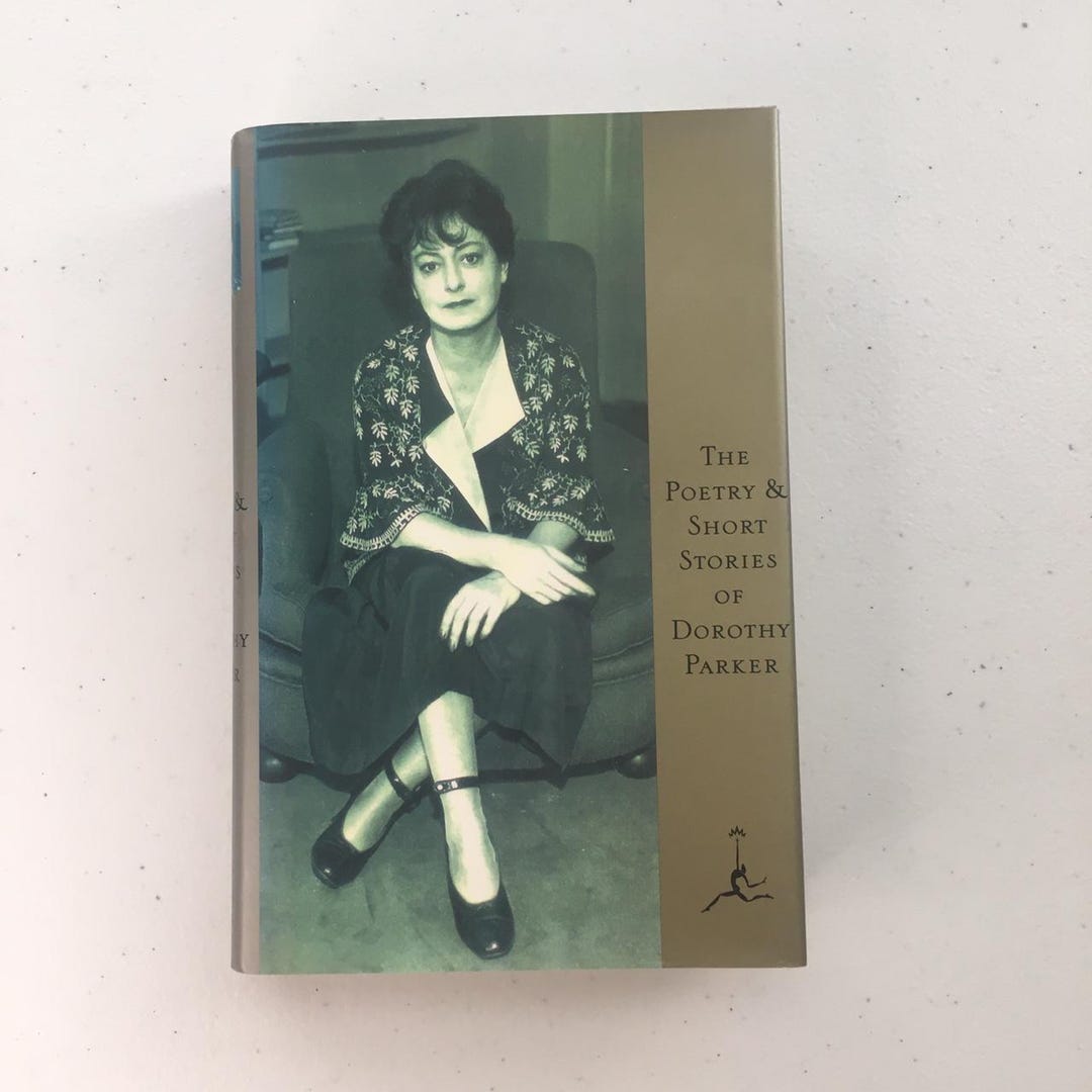 The Poetry and Short Stories of Dorothy Parker”. Hardcover With Dust ...