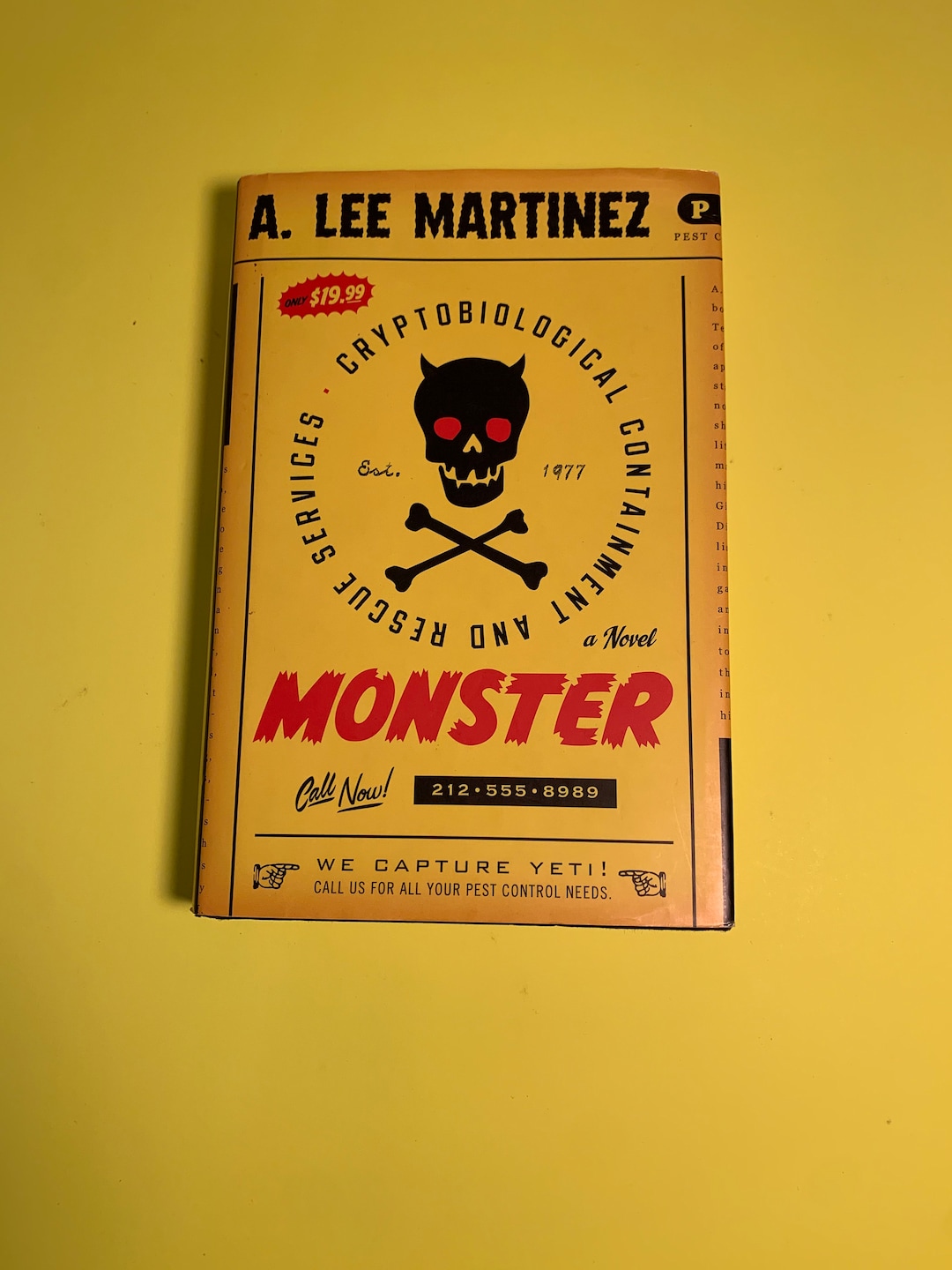 A. Lee Martinez monster First Edition - Etsy