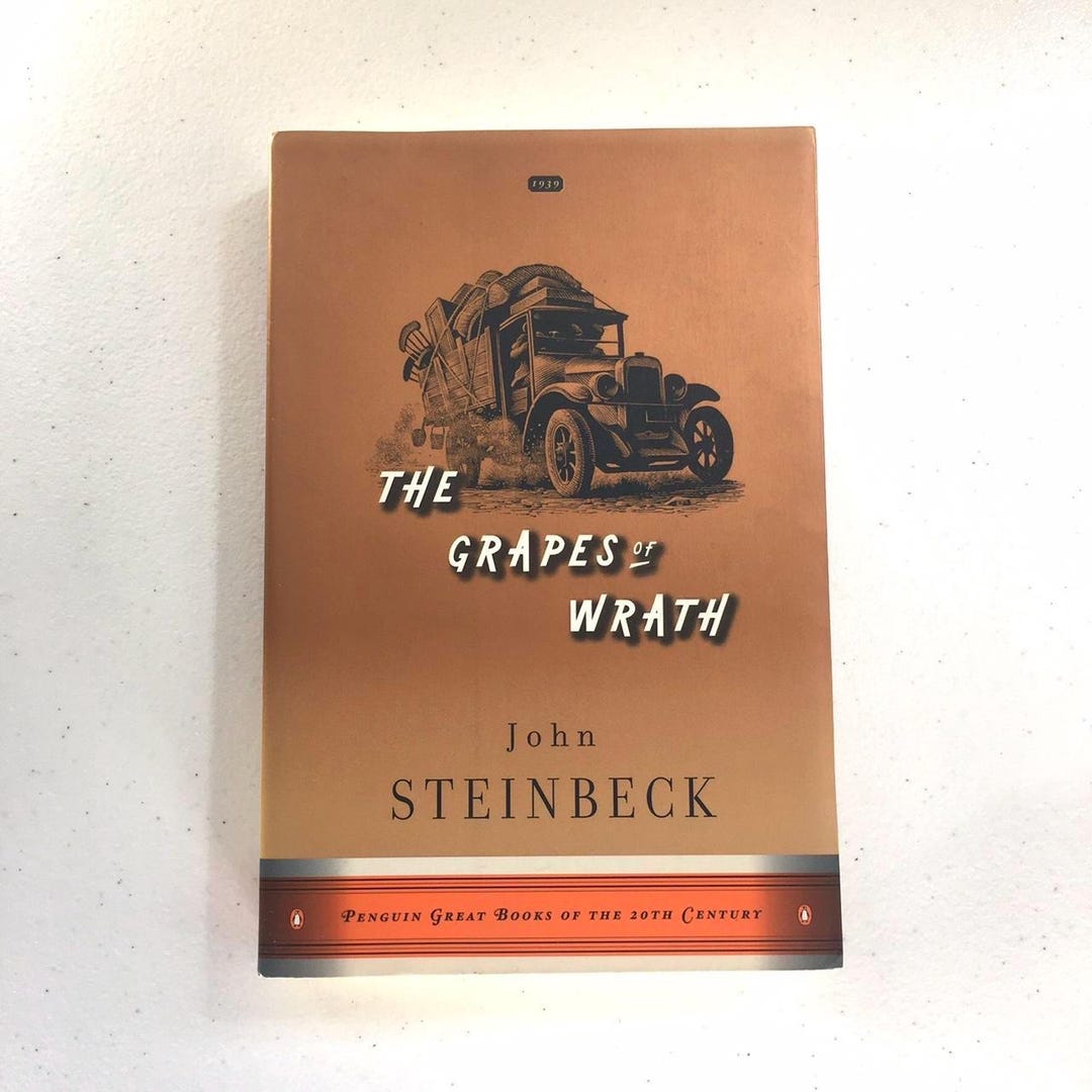 John Steinbeck “the Grapes of Wrath”. Softcover in Very Good Condition ...