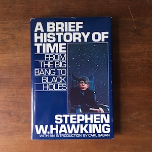 Stephen Hawking A Brief History of Time Hardcover Book - Etsy