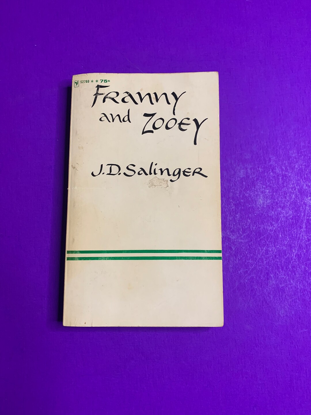 J. D. Salinger franny and Zooey 1964 Paperback - Etsy