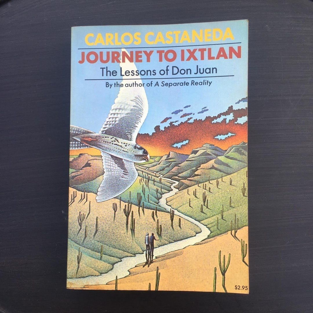Carlos Castaneda “journey to Ixtlan: the Lessons of Don Juan”. Paperback in Good Vintage ...