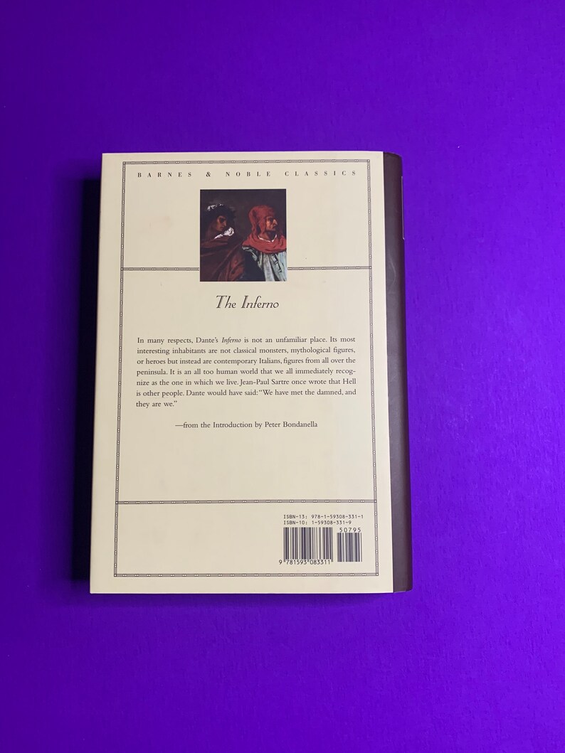 Dantes Inferno Barnes and Noble First Edition Hardcover Book - Etsy