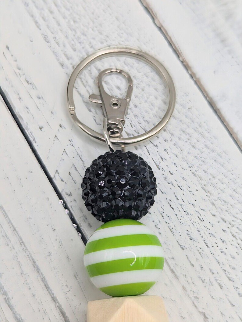 Beetle Guy Horror Keychain With Silicone Charm 6.5" Key Ring Key Fob ...