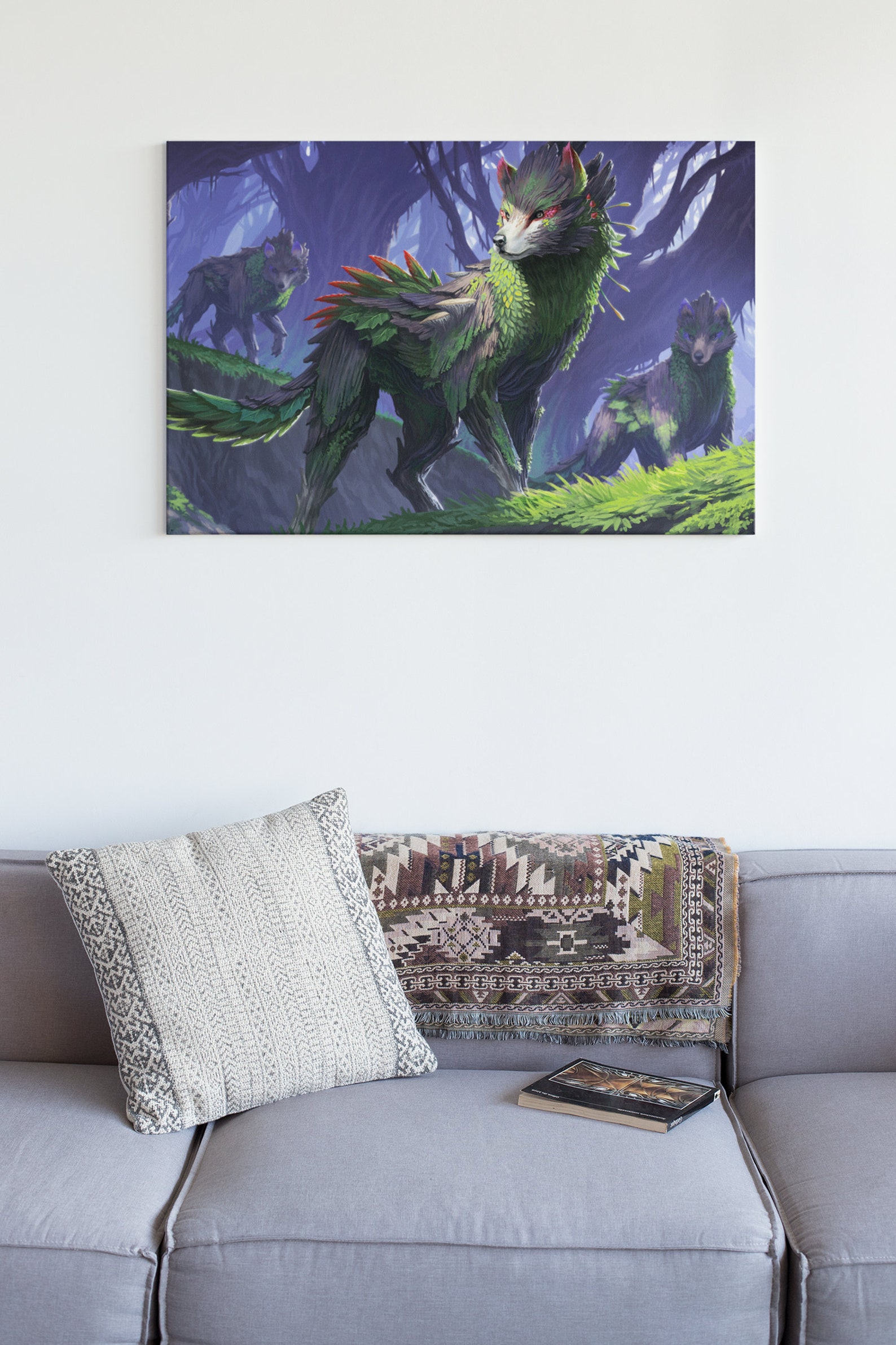 Fantasy Wolf Digital Print - Etsy