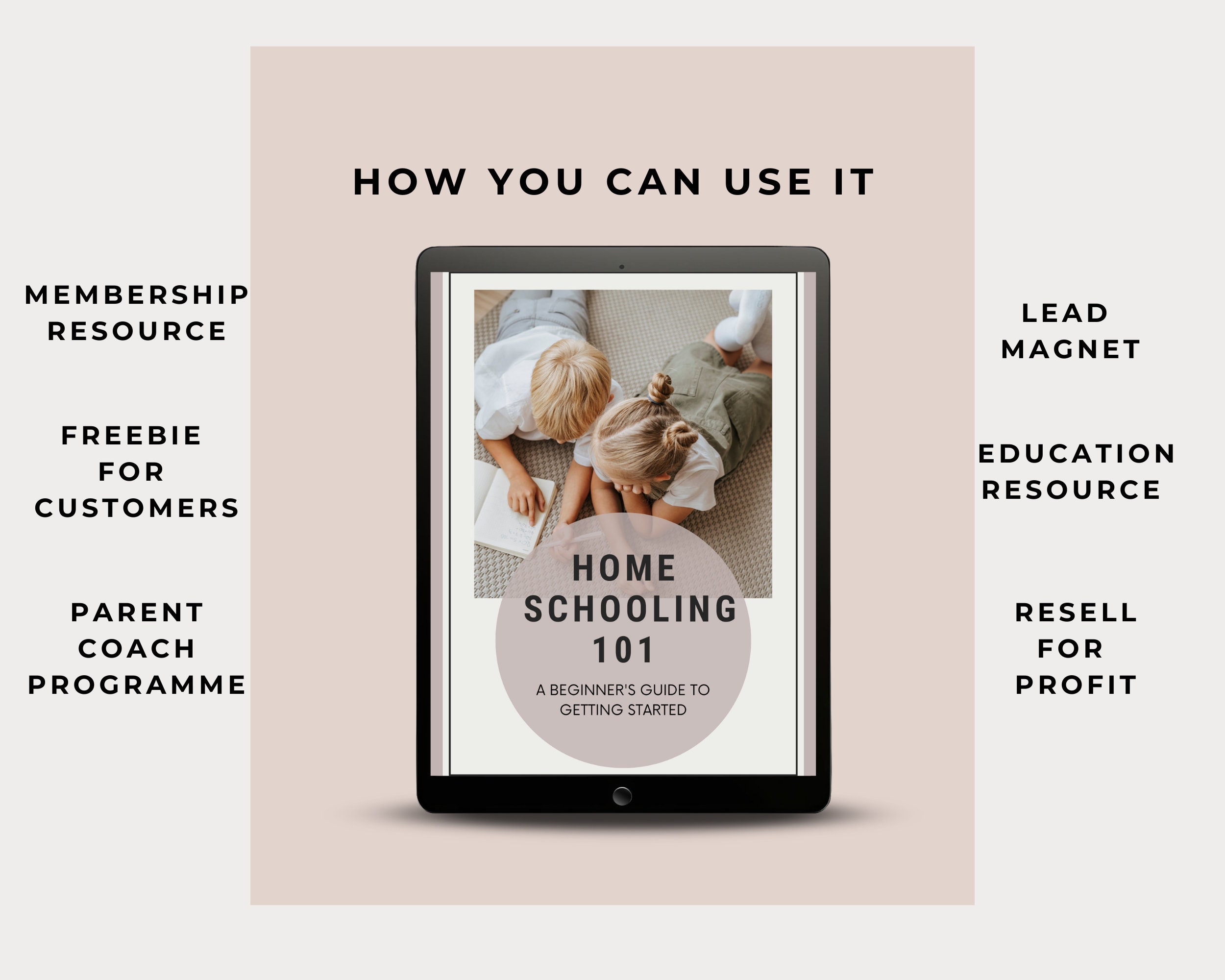 PLR HOME SCHOOLING Ebook to Resell, Plr for Parenting Coaches, Plr ...