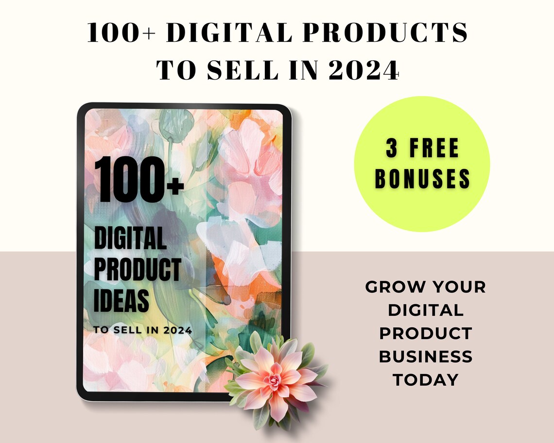100 Digital Product Ideas, Digital Product Ideas to Sell, Digital ...