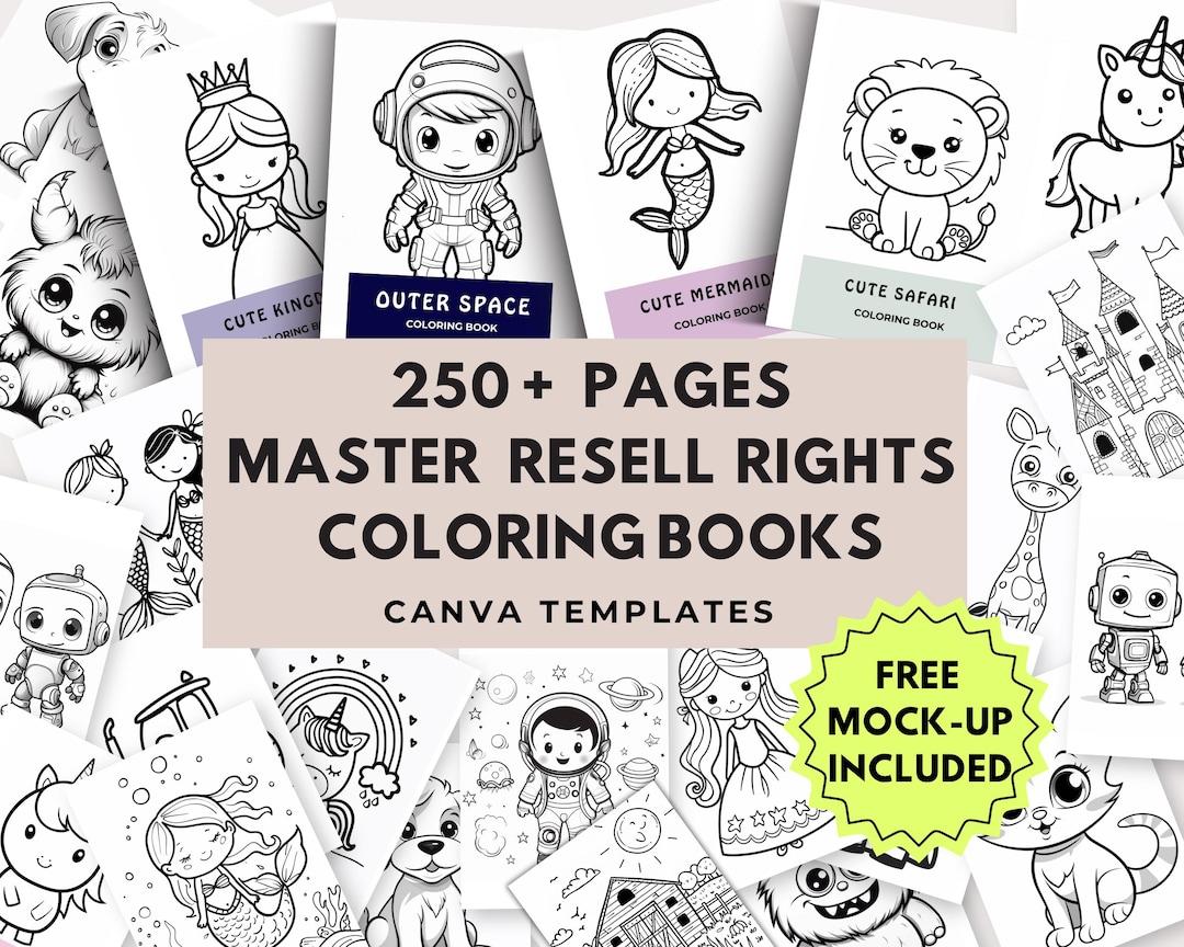 Children's Coloring Books With Master Resell Rights | MRR Coloring ...