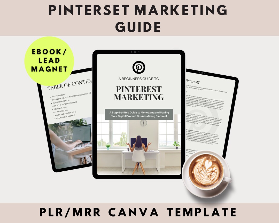 Pinterest Marketing Guide With Master Resell Rights | Digital Marketing ...