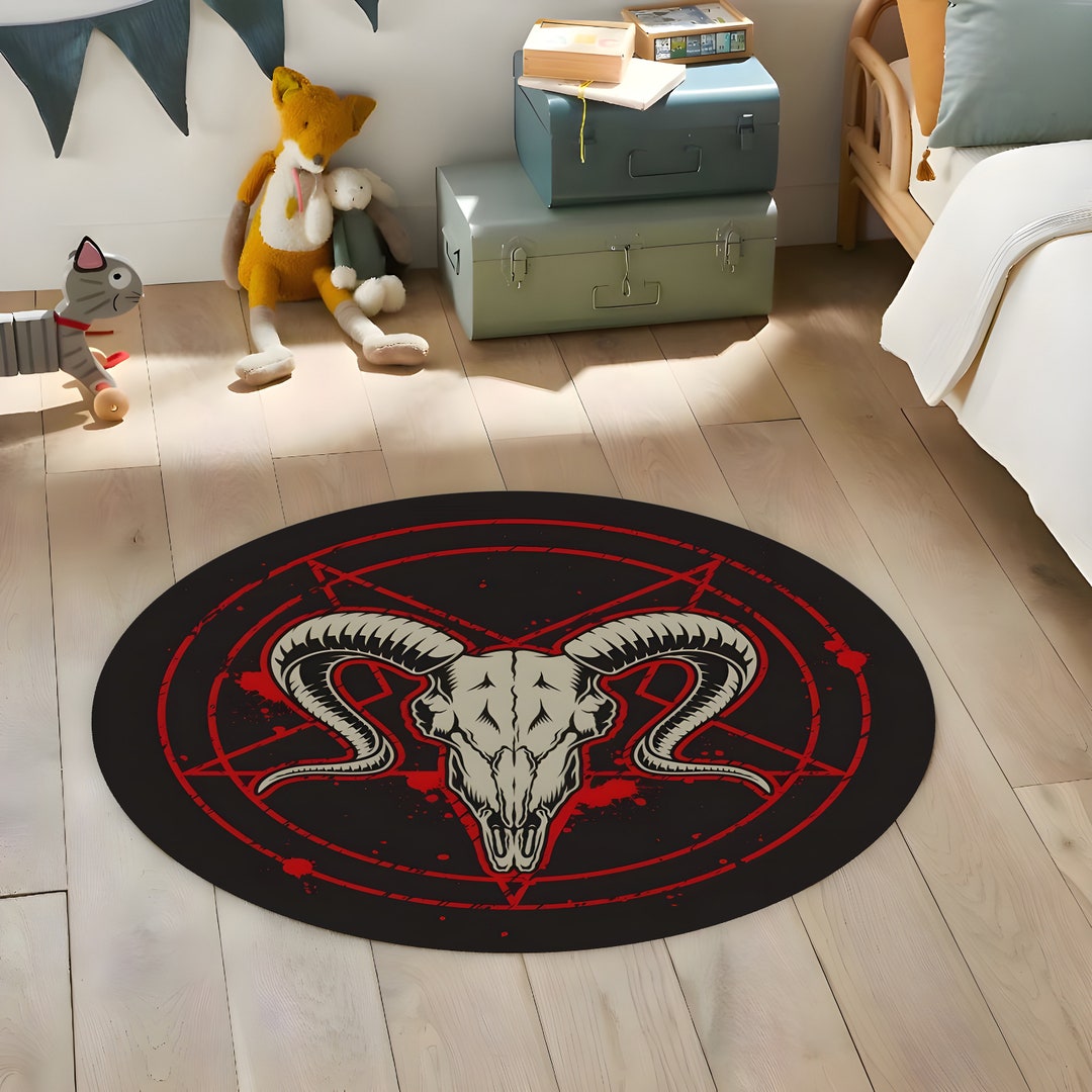 Valknut Norse Pagan Pattern Rug / Pagan Design Rug / Paganism - Etsy