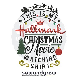 Christmas Movie Embroidery Design - Etsy