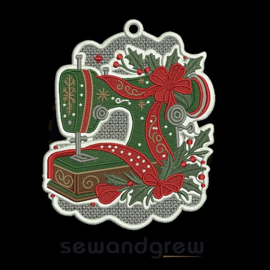 FSL Christmas Sewing Machine Embroidery Design - Etsy