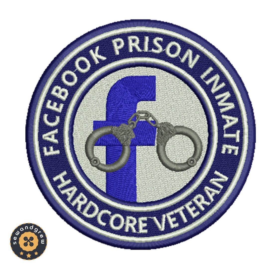 FACEBOOK PRISON Embroidery Design - Etsy